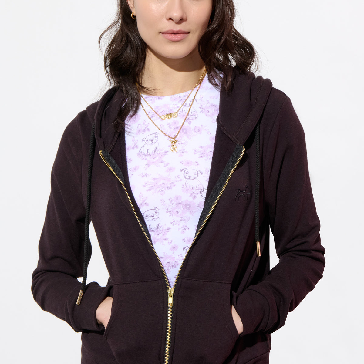 Cloud Haven Signature Logo Hoodie in Espresso – The Cloud Haven